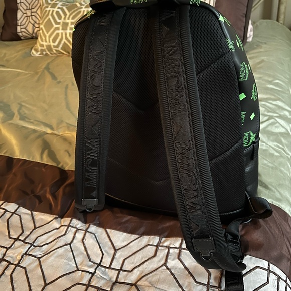 MCM | Bags | Black Purple Green Mcm Back Pack | Poshmark